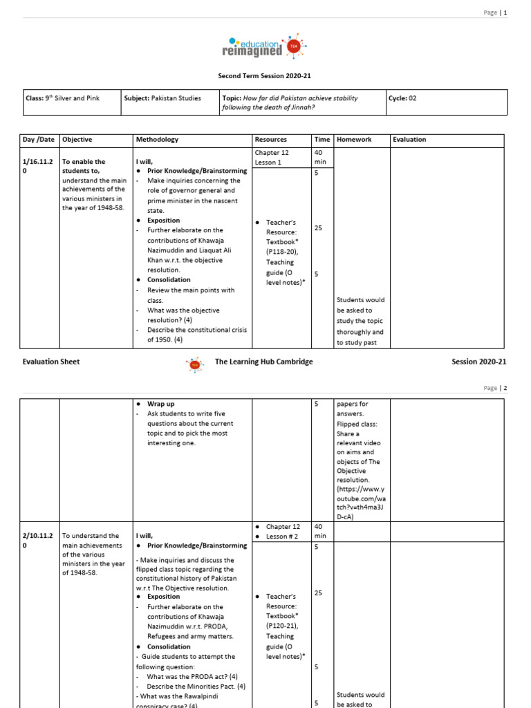 9th - History Outline CH 12 | PDF | Brainstorming