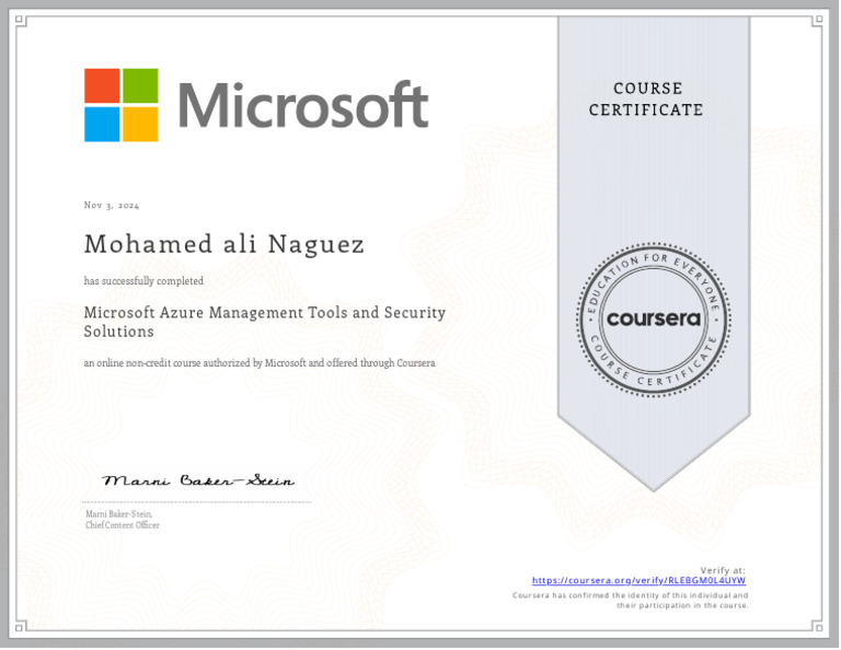 Coursera Azure Certif 2 | PDF