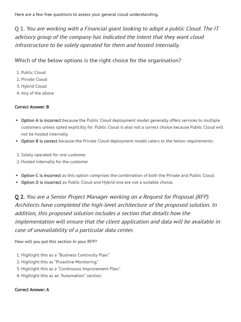Google Cloud Certified Digital Leader Certification Exam | PDF | Cloud Computing | Software As A ...
