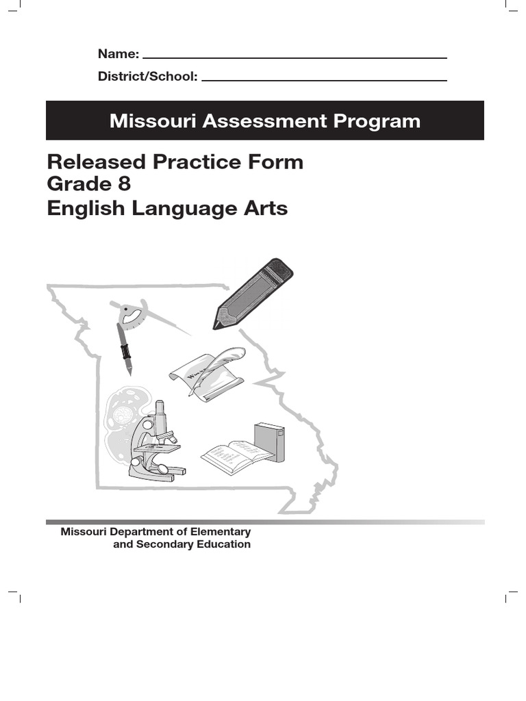 Asmt GL Practice Form Ela Gr8 LP 2 | PDF | Honey Bee | Rabbit