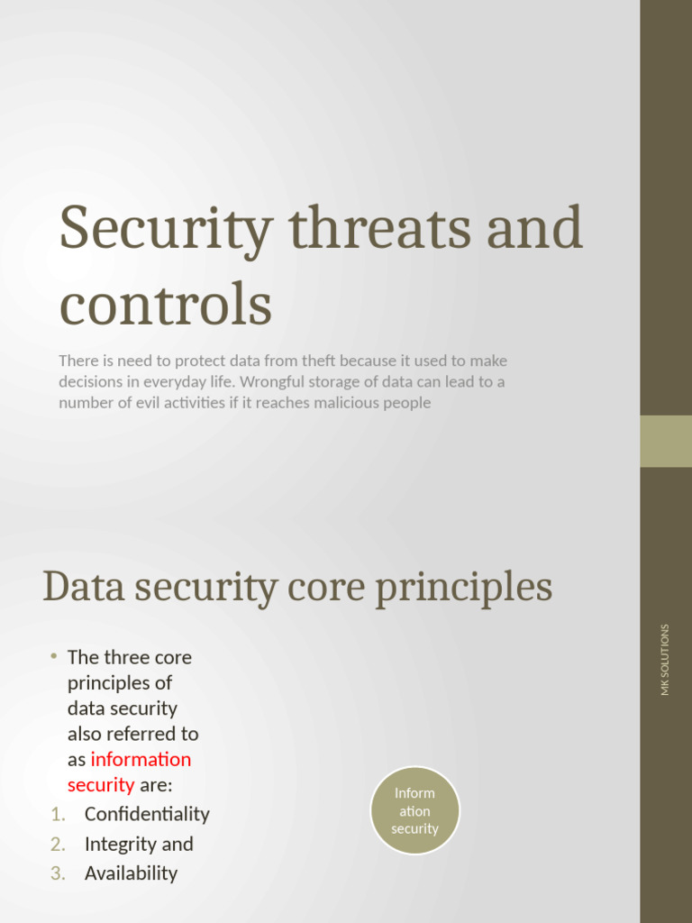 Security Threats and Controls | PDF | Security | Computer Security