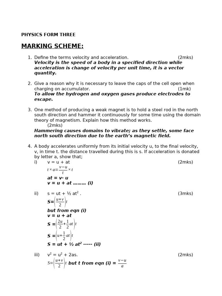 2021 T2 Physics F3 MS 1 | PDF | Waves | Refraction