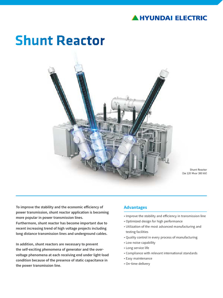 2111_Shunt Reactor(E)2P | PDF | Electric Power Transmission | Electric ...