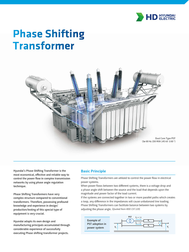 H131016. Phase-Shifting Transformer (E) 2P (2404) | PDF | Transformer ...