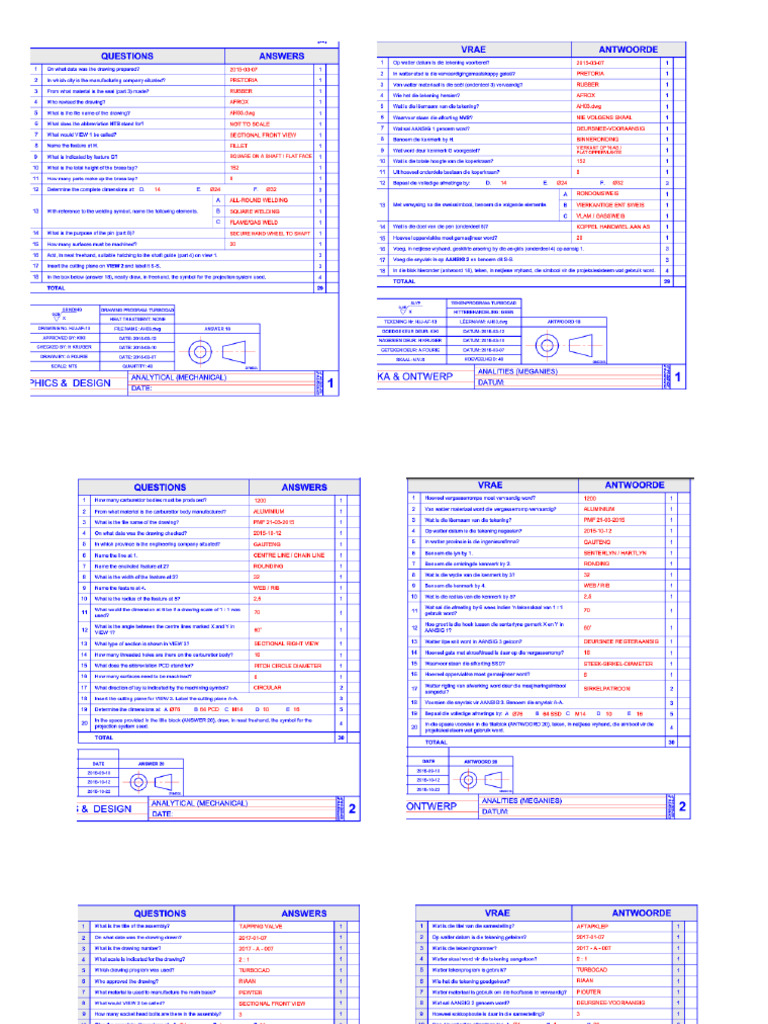P 1 To 6 Afr Eng | PDF