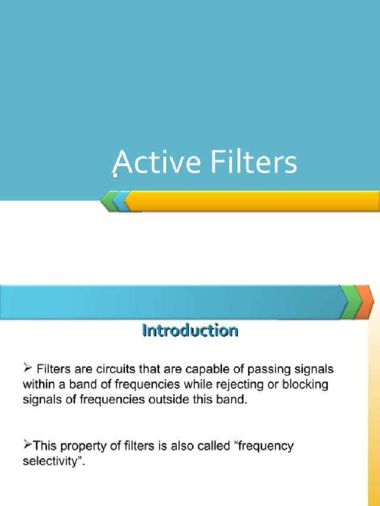 Filters | PDF