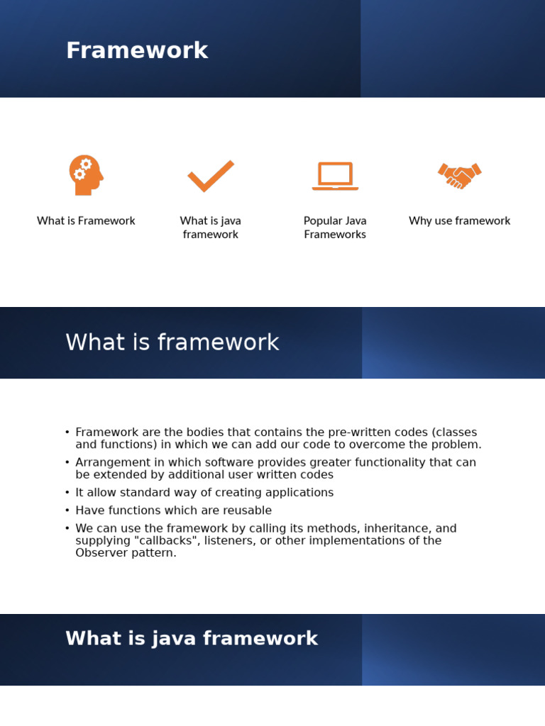 Framework | PDF
