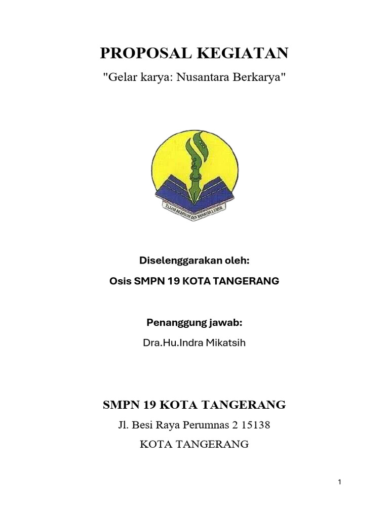 Proposal Kegiatan Devan 9f 3 | PDF