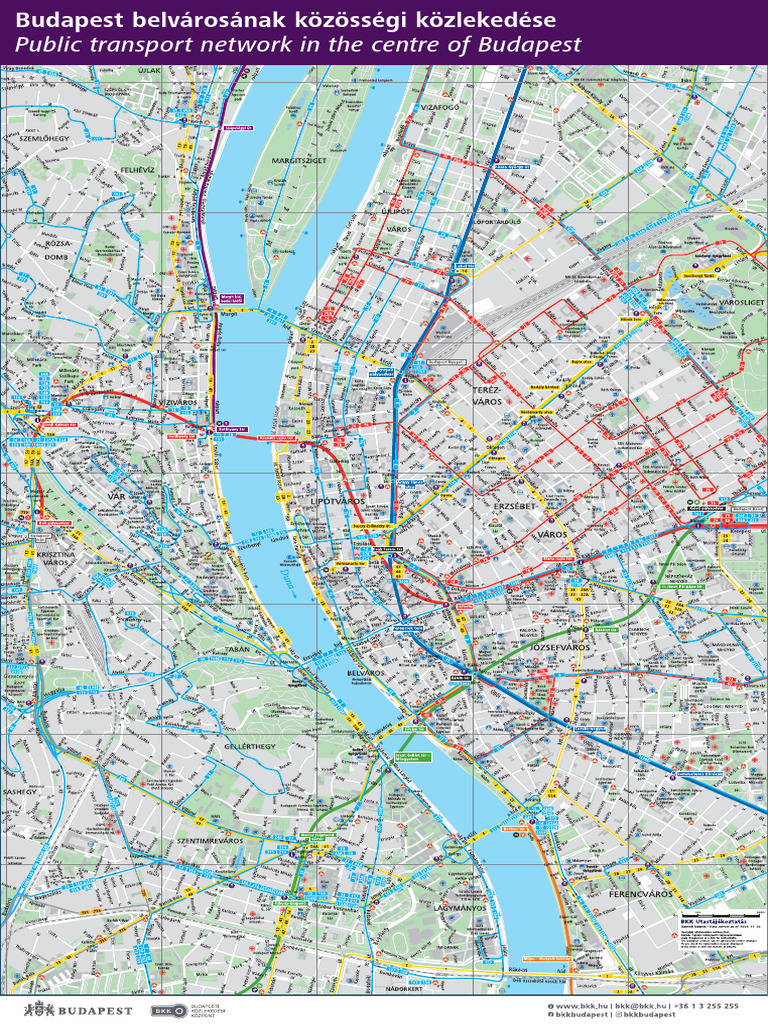 Budapest - Transport Map | PDF