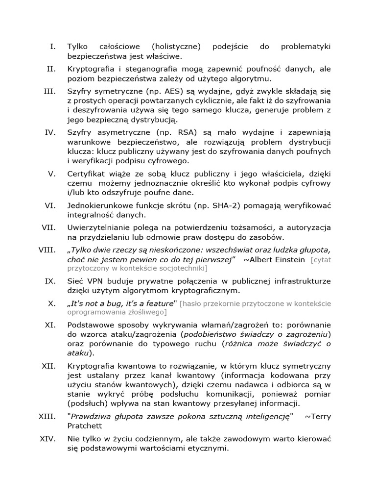 Podsumowanie Kursu BST BSST | PDF