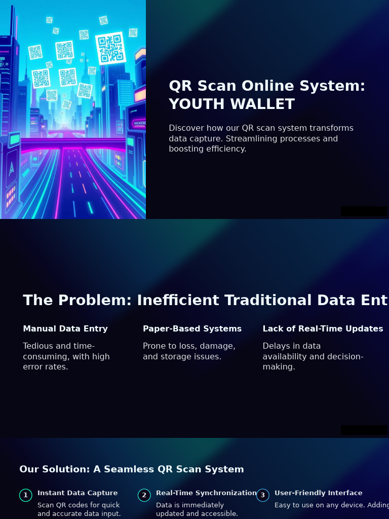 QR Scan Online System Youth Wallet | PDF | Qr Code | Radio Frequency ...