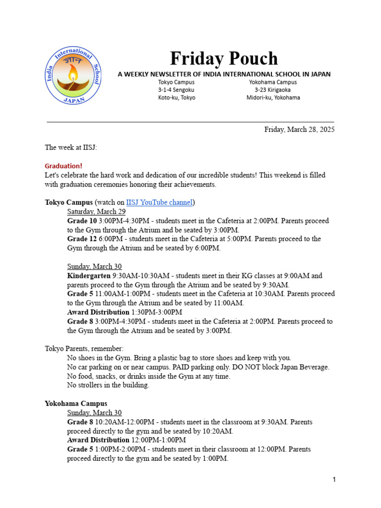 Friday Pouch March 28 2025 | PDF