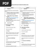 Multigrade Lesson Plan in Science Grade 3 and 4 | PDF | Water | Weather