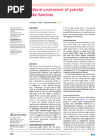 Parietal Lobe Function Assessment Guide | PDF | Parietal Lobe ...