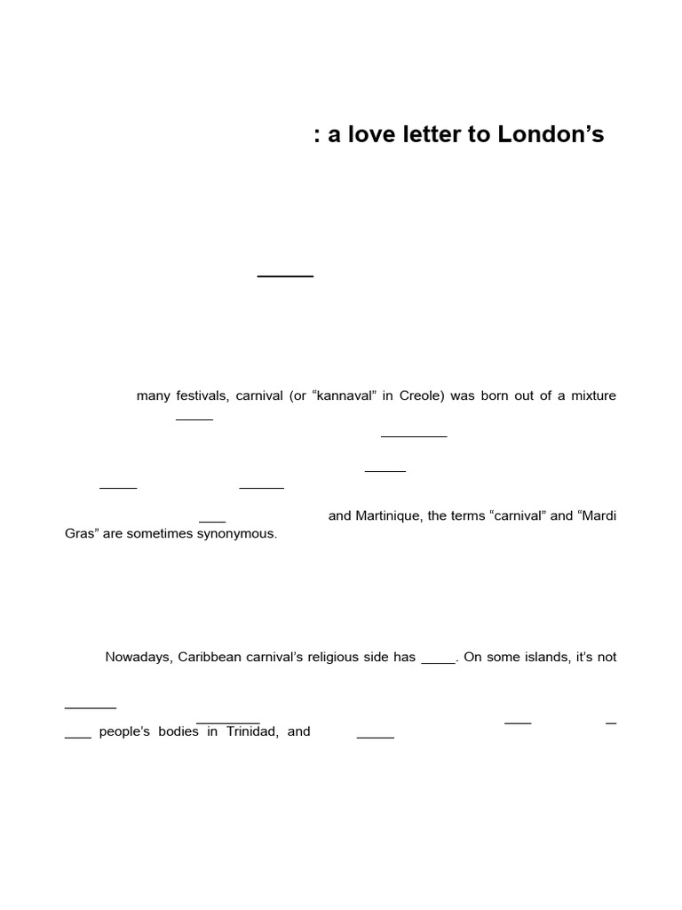 Notting Hill Carnival - A Love Letter To London's Biggest Parade-2 ...