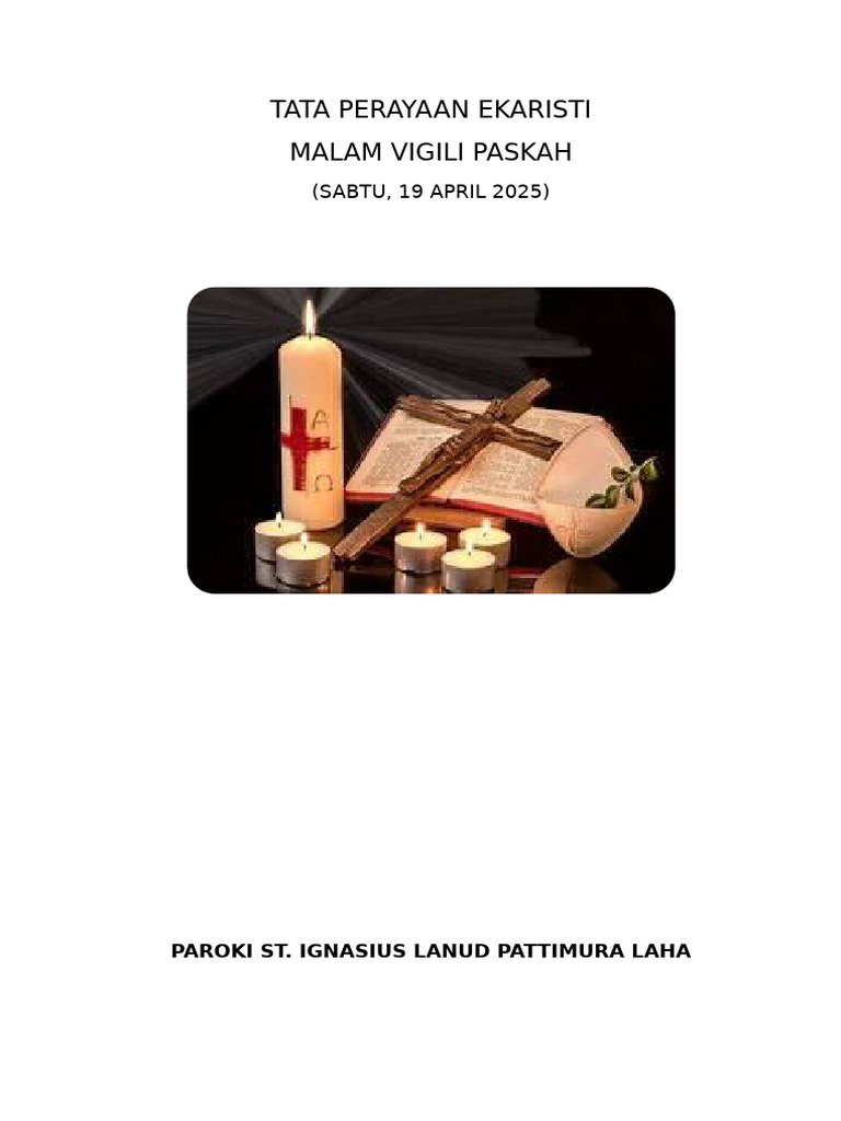 Tata Perayaan Ekaristi Vigili Paskah | PDF