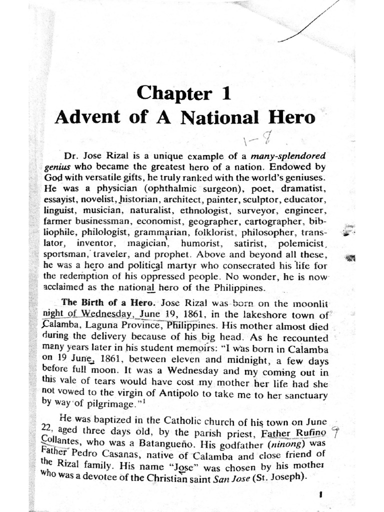 Chapter-1-RIZAL | PDF
