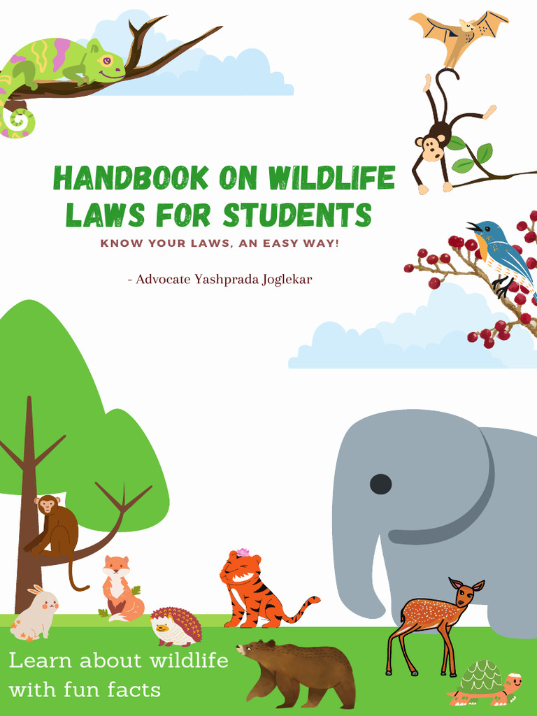 Handbook On Wildlife Laws For Students - English | PDF | Wildlife ...