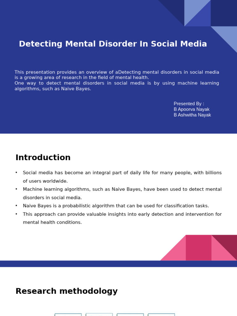 Detecting Depression in Social Media | PDF | Machine Learning | Mental Health