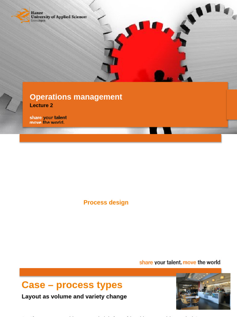 Operations Management - Lecture 2 2024 - 25 | PDF | Supply Chain | Supply Chain Management