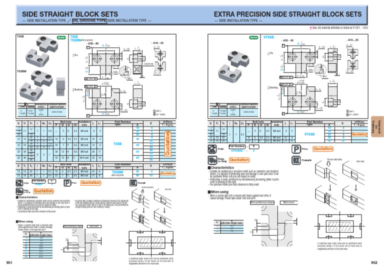 STRAIGHT INTER LOCK (MISUMI) | PDF