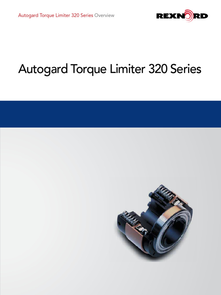 Rexnord series-Torque-Limiter | PDF | Torque | Belt (Mechanical)