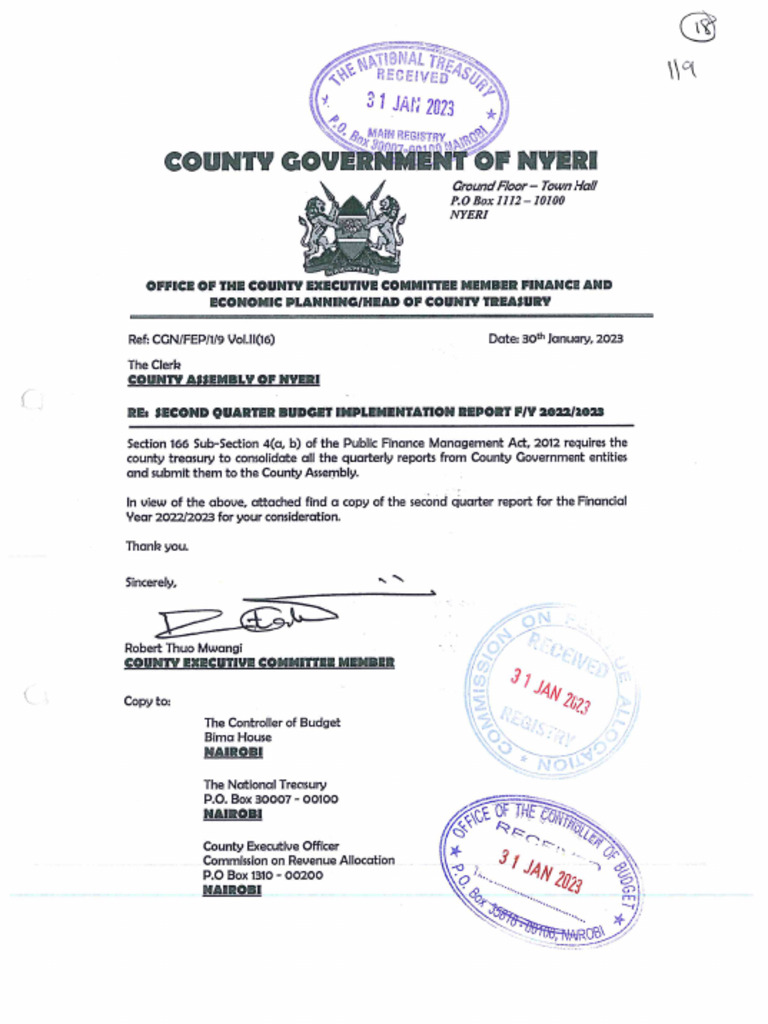 Second Quarter Budget Implementation FY. 2022-23-1 With Letter | PDF ...