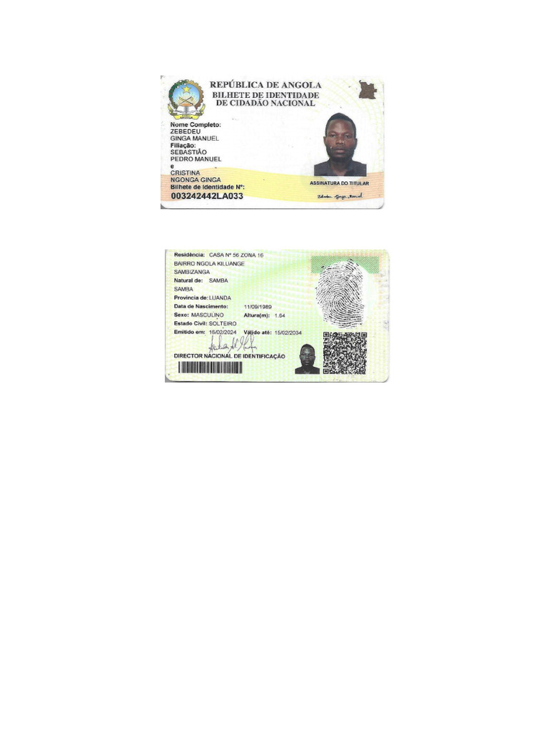 Bilhete Zebedeu | PDF