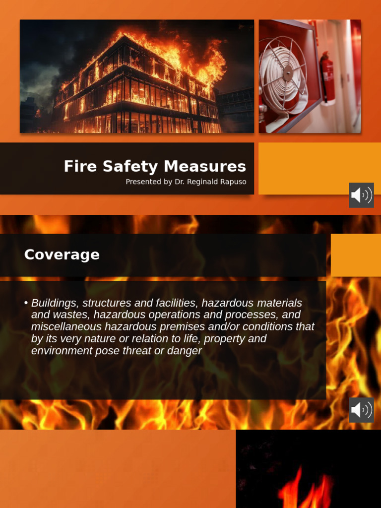 Fire Safety Measures | PDF