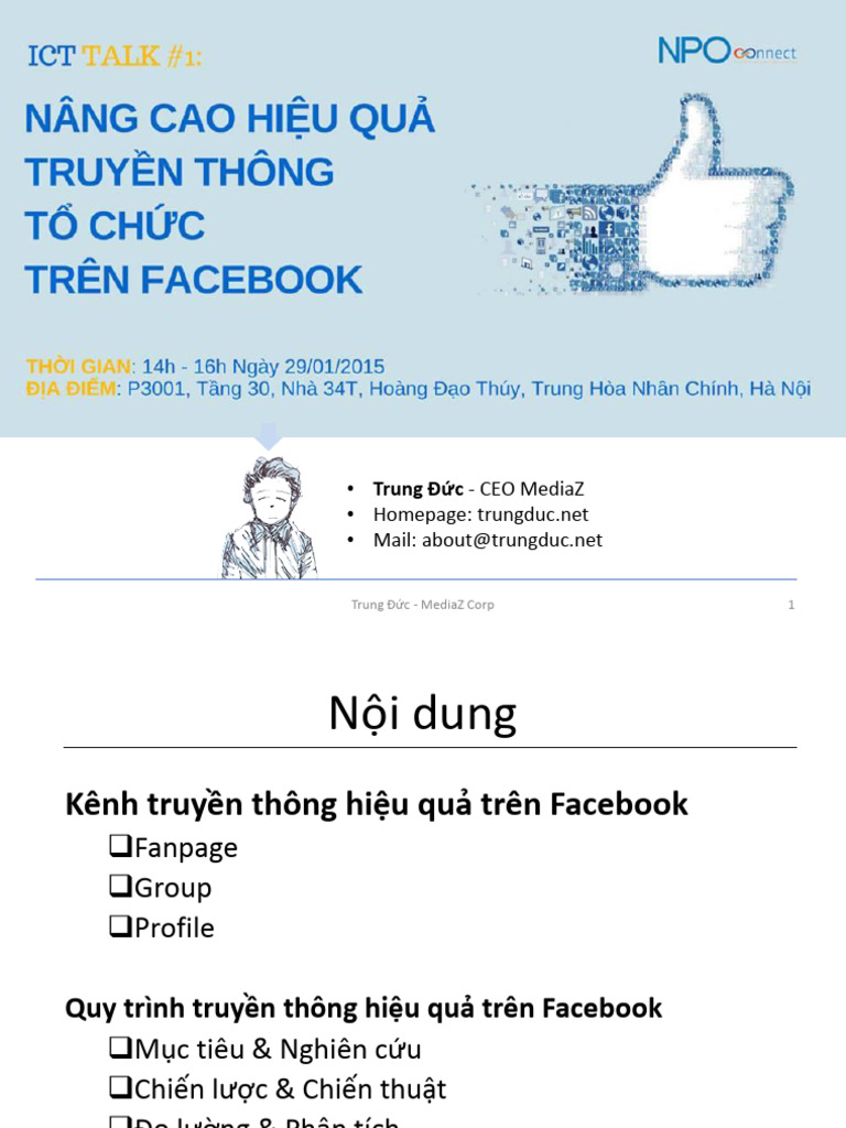 Facebook Talk NPO | PDF