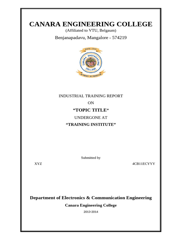 industrial_taining_report_format | PDF