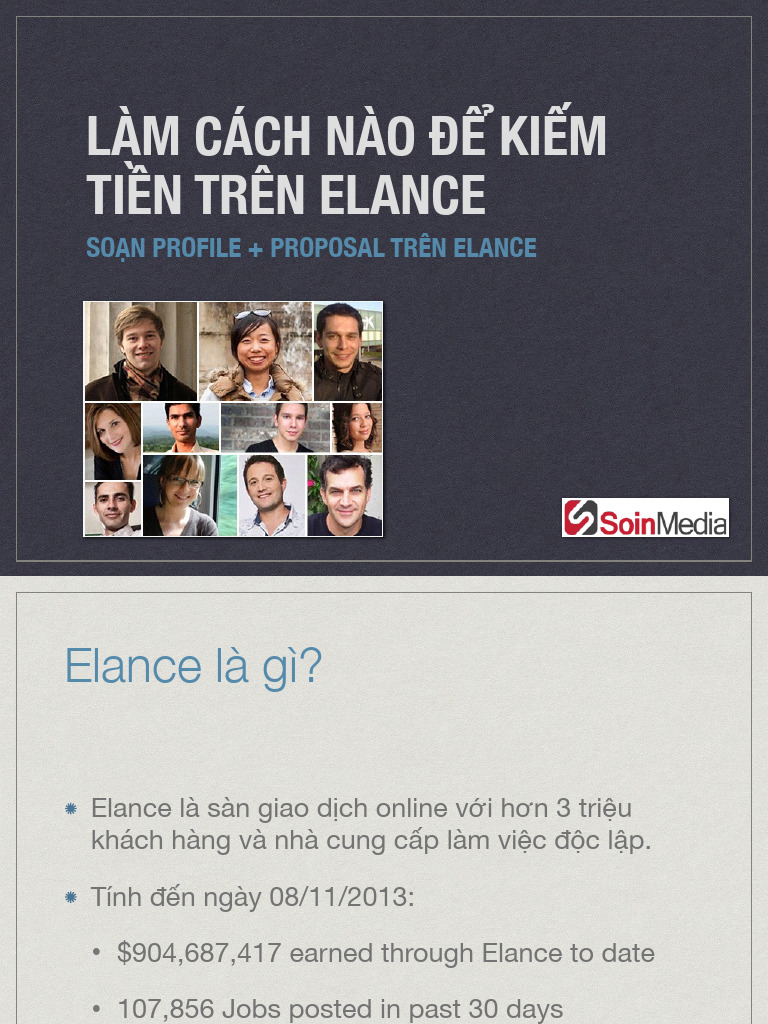 Làm Cách Nào KI M TI N Trên Elance | PDF