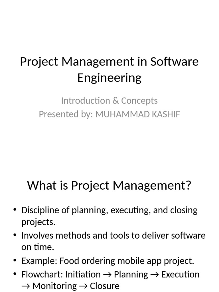 Project Management Lecture | PDF | Project Management | Computing
