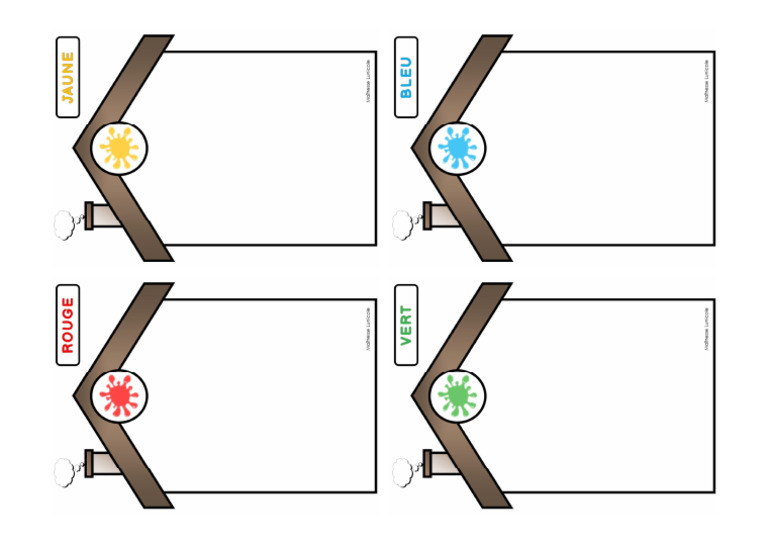 Maisons Des Couleurs A3 | PDF