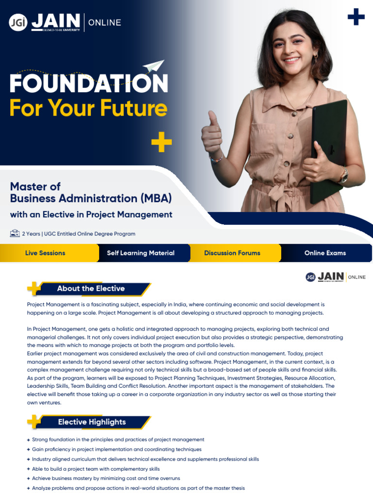 Project Management Brochure | PDF | Project Management | Business