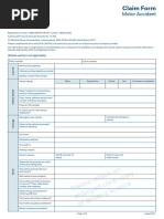 Mapfre Middlesea Motor Claim Form | PDF | Insurance