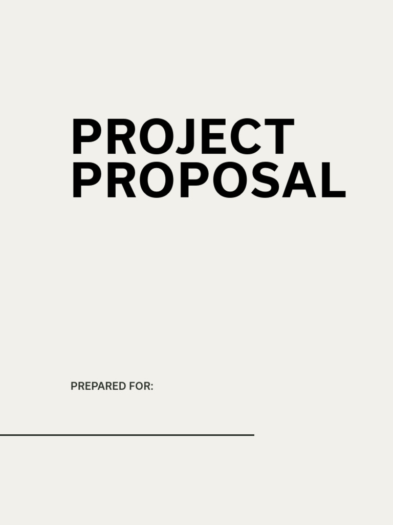 Adobe Acrobat Template Project Proposal Ue | PDF