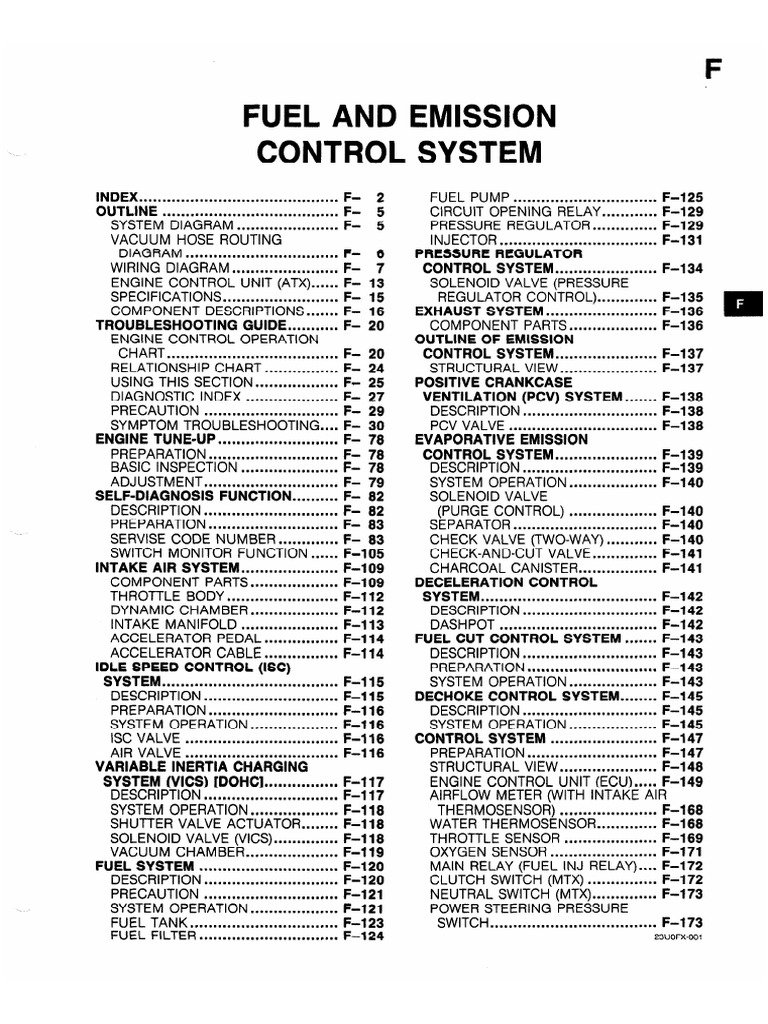 Fuel and Emission Control System | PDF