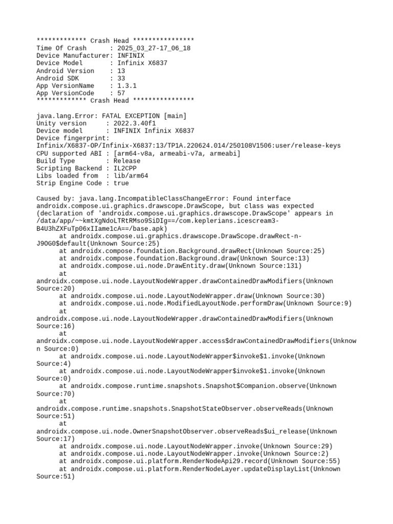 Mod Menu Crash 2025 03 27-17 06 18 | PDF | Mobile App | Software