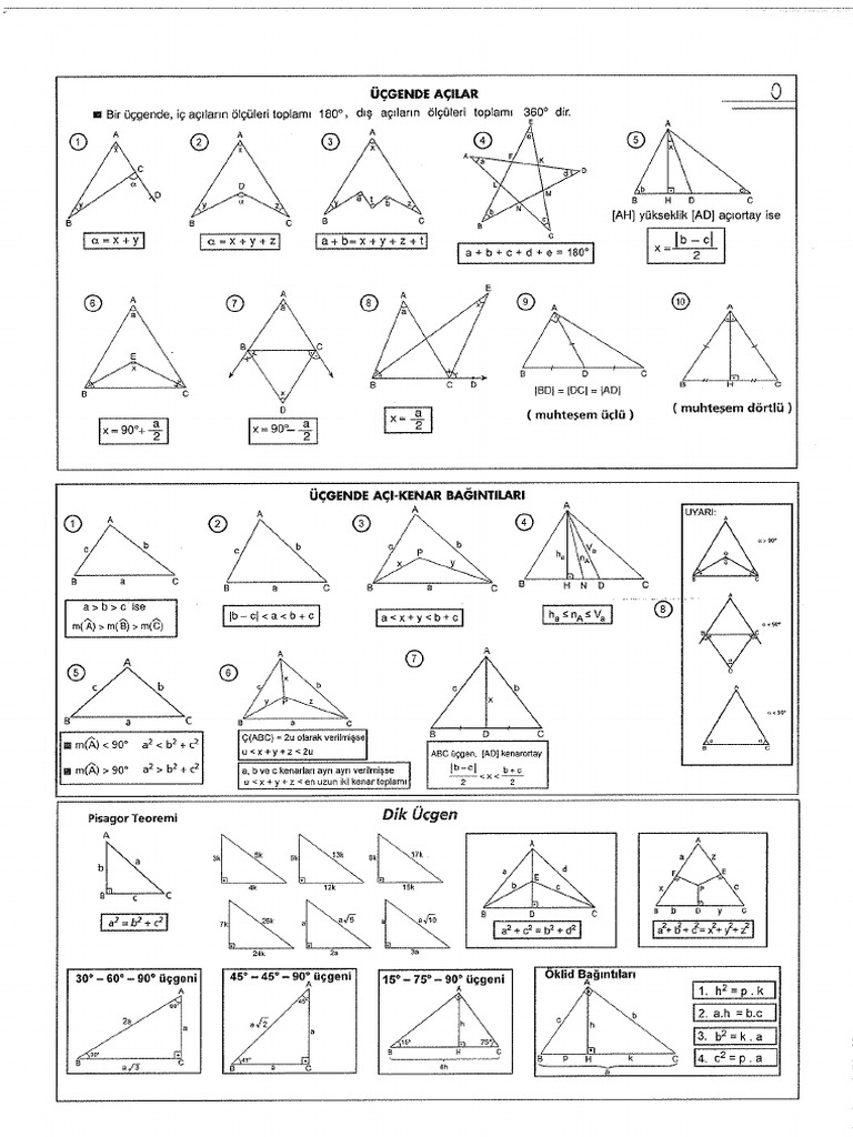 Geometri Formül... 5 | PDF