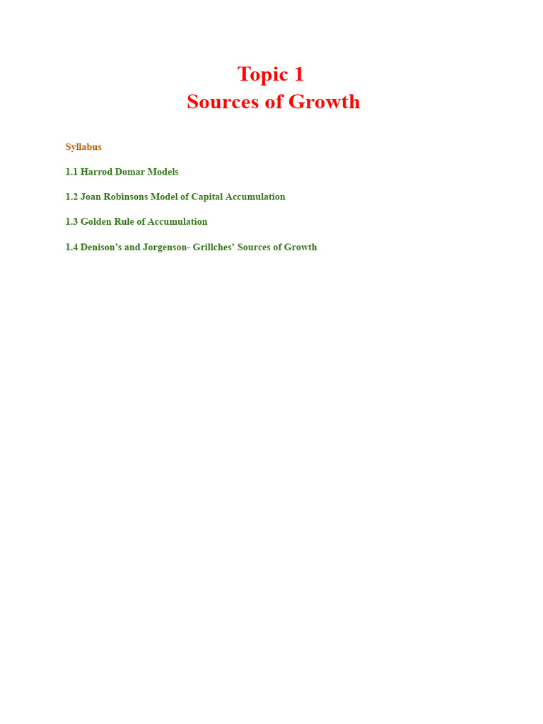 Topic 1 Growth and Development SEM 4 | PDF