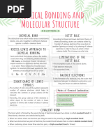 Chapter Four Notes Chemical Bonding and Molecular Structure Chemistry ...
