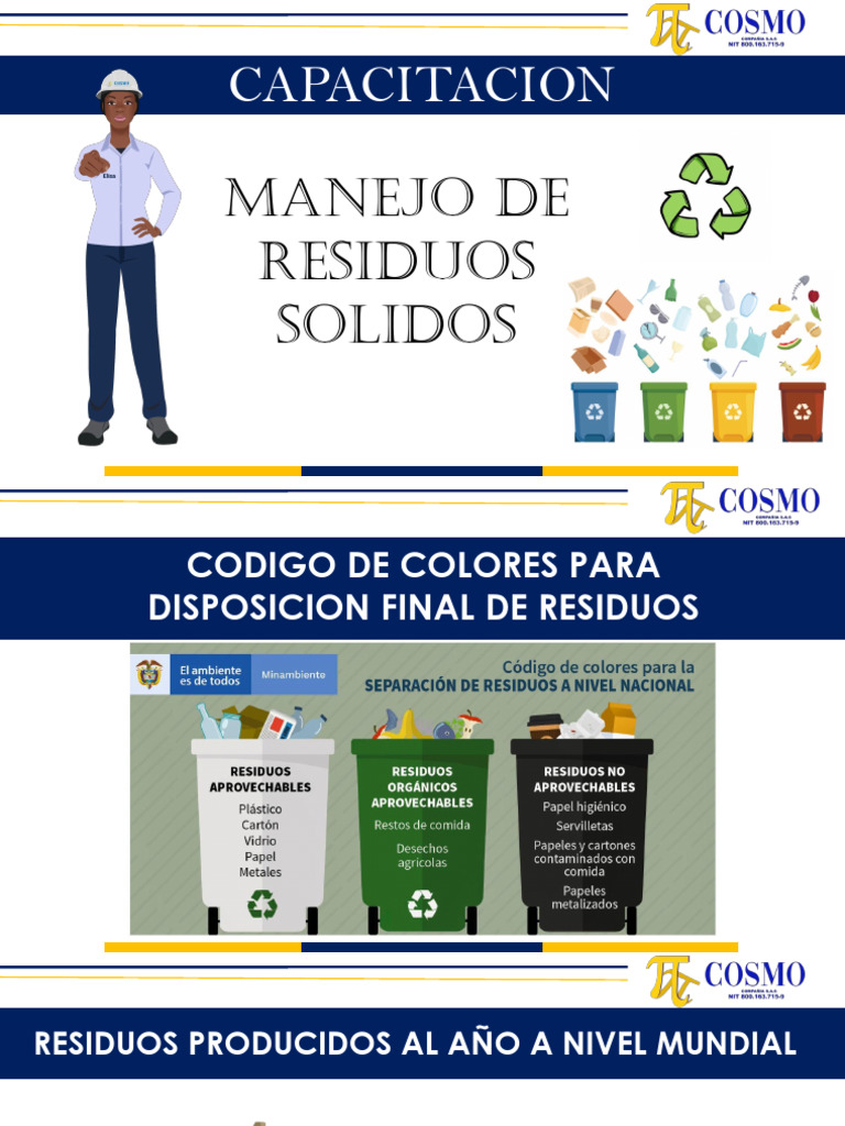 Capacitacion Manejo de Residuos Solidos | PDF