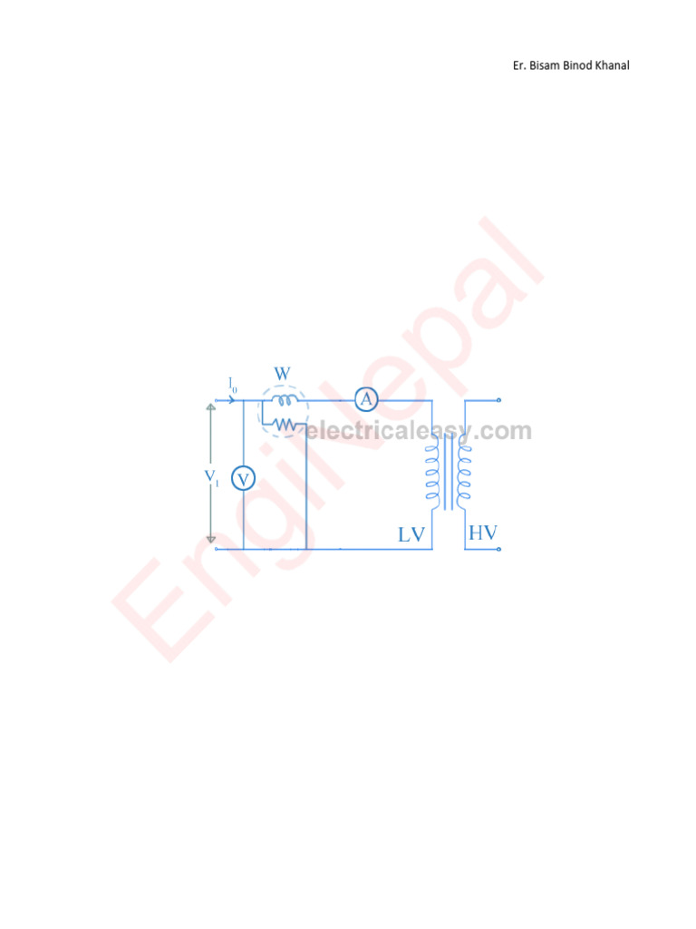 Open Circuit and Short Circuit Test on Transformer | PDF | Transformer ...