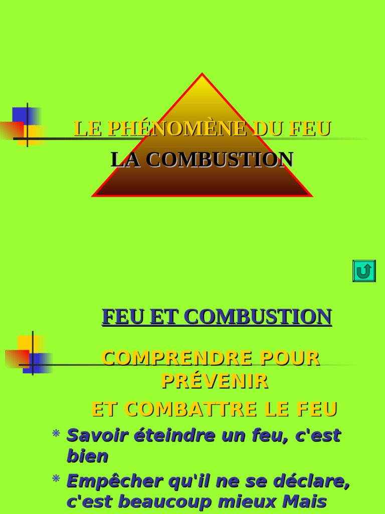 Comprendre le triangle du feu | PDF | La combustion | Combustible