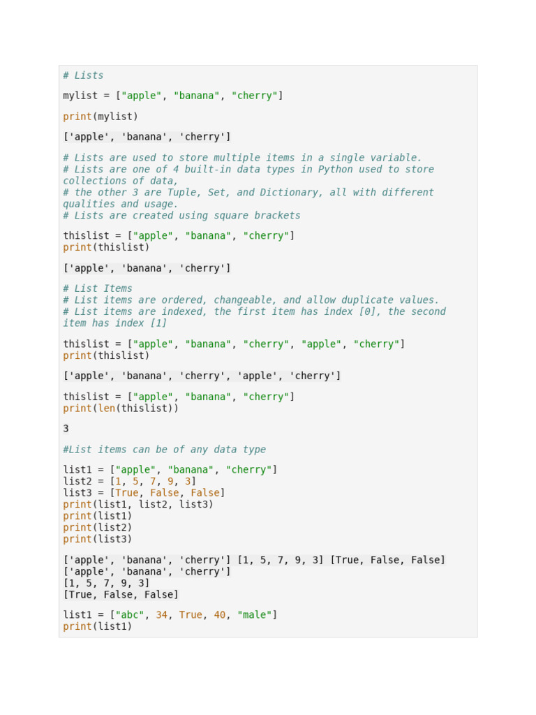 vertopal.com_lists more working | PDF | Data Type | Computer Programming