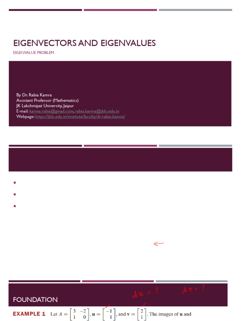 Eigen Value Problem Openboard | PDF | Eigenvalues And Eigenvectors | Abstract Algebra