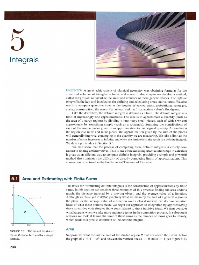 Chapter 5. Integrals | PDF