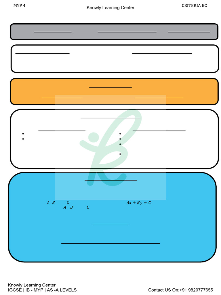 As Y4 - Patterns in Intersections (Crit BC) | PDF | Equations | Mathematics