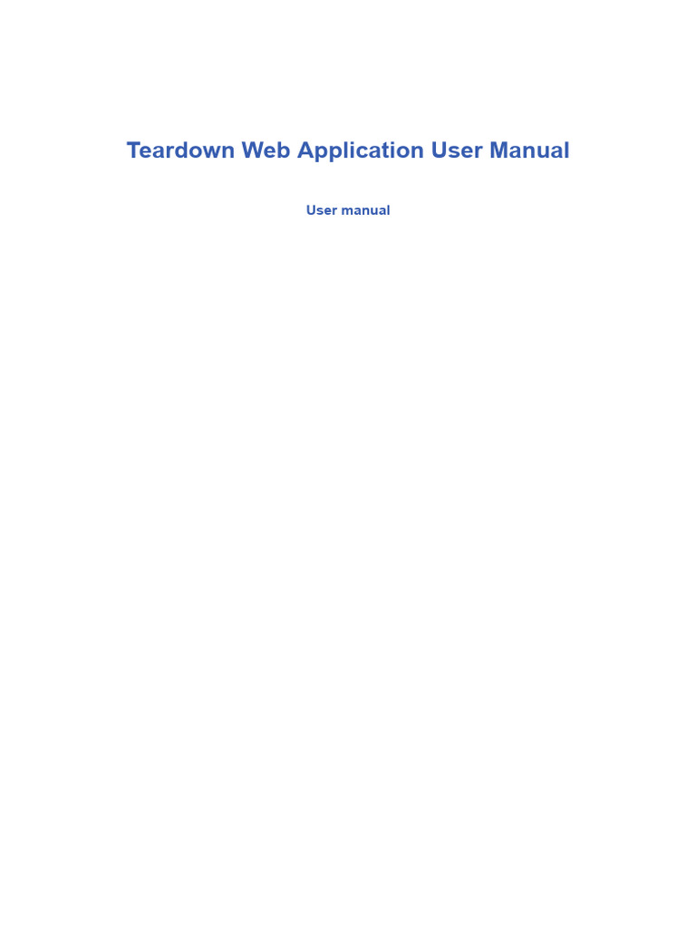 A2MAC1 Web Application-User Manual | PDF | Button (Computing ...